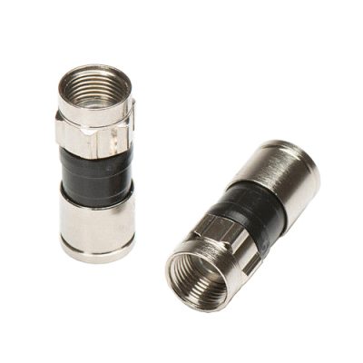 Compression RG6 F Connector for Satellite Cable | CCTV101