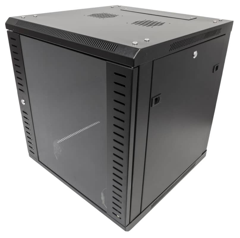 Black 12U Wall Mounted 600*600*635mm Data Network Cabinet Rack | CCTV101