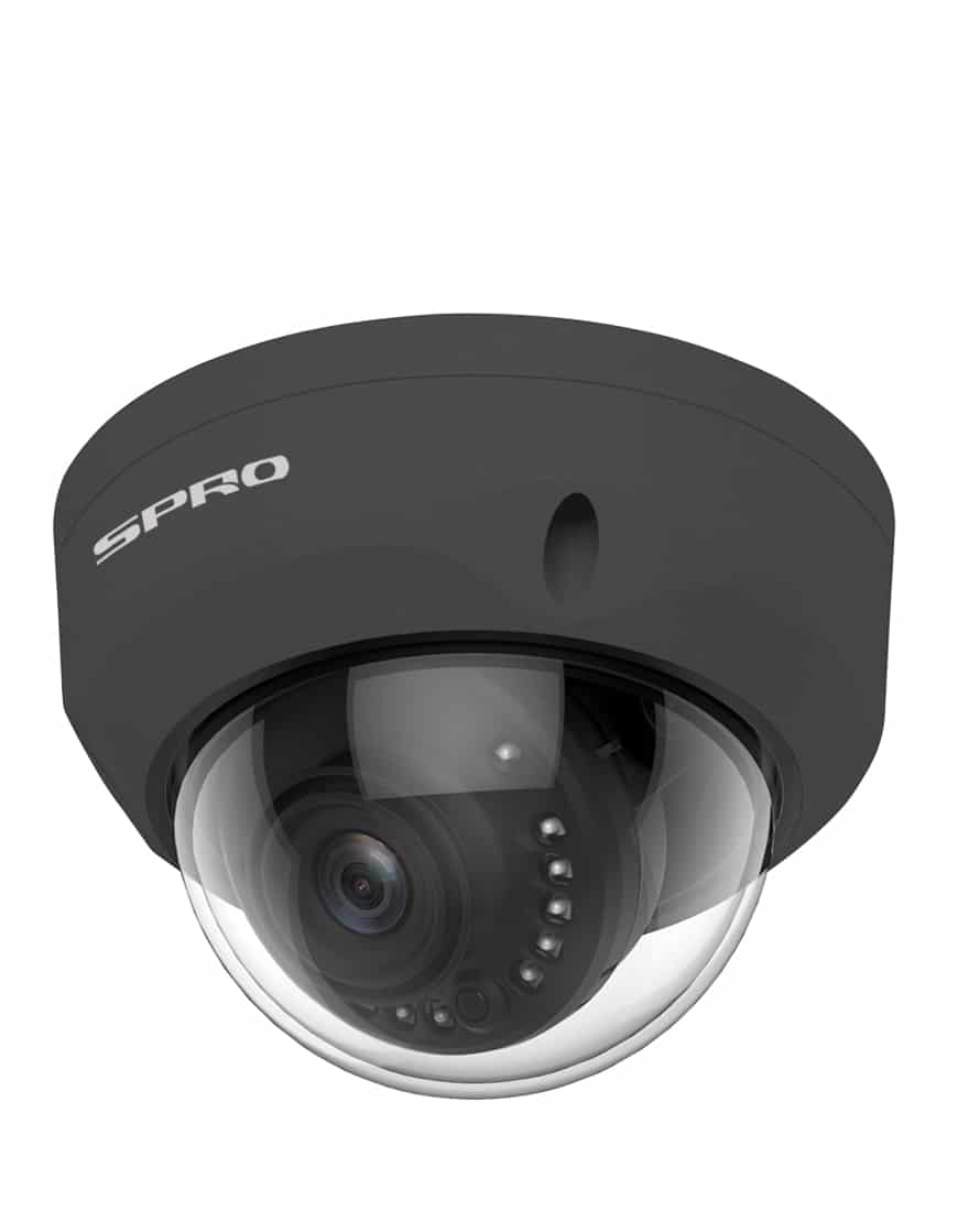 SPRO 4MP, 2.8MM IP VANDAL RESISTANT DOME CAMERA, , 30M IR, IP66, GREY ...