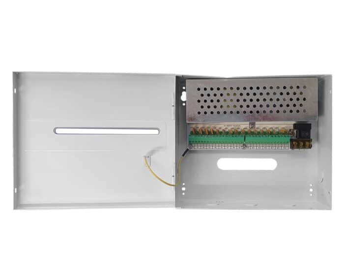 CCTV 12V DC 10Amp 9 Channel PSU Power Supply Unit Distribution Box ...