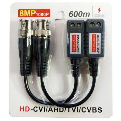 8MP/4K CAT5E/CAT6 To BNC HD Video Balun Pair | CCTV101