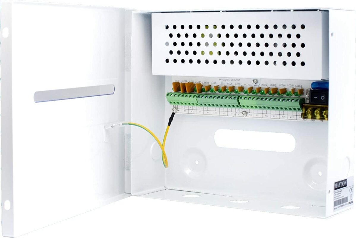 Haydon CCTV 12V DC 16-Way 10Amp PTC Fused PSU Power Supply Unit ...